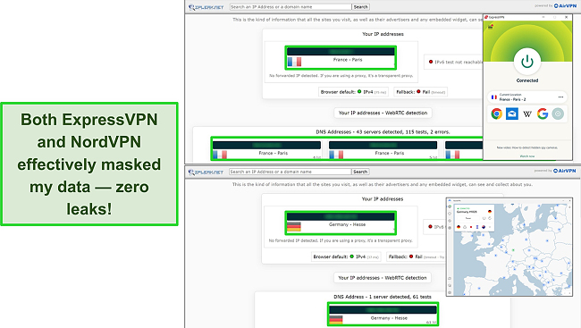 NordVPN vs ExpressVPN: Which is Better? (2023 Test Results)